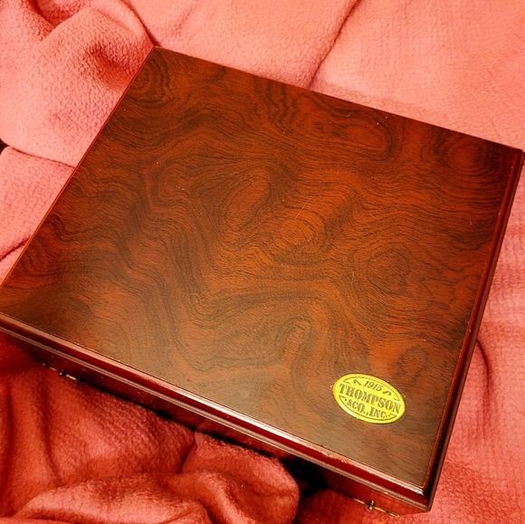 thompson and co | Accents | Vintage Thompson Co Cherry Cigar Box And ...